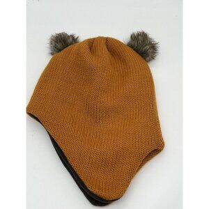 Disney | Accessories | Disney Parks Star Wars Ewok Wicket Knit Hat Hood ...